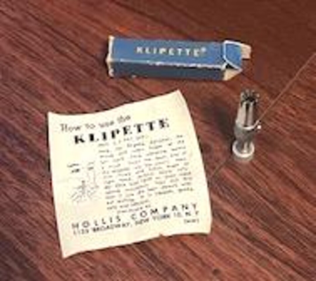 Vintage Klipette Nose Hair Trimmer. 1940s NOS, New & Unused Clipper ...