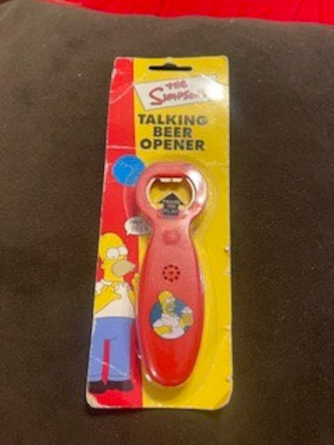 Vintage the Simpsons Talking Beer Opener. 2004 NOS, New & Unused in ...