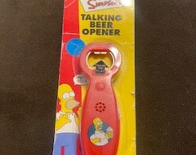 Vintage the Simpsons Talking Beer Opener. 2004 NOS, New & Unused in ...