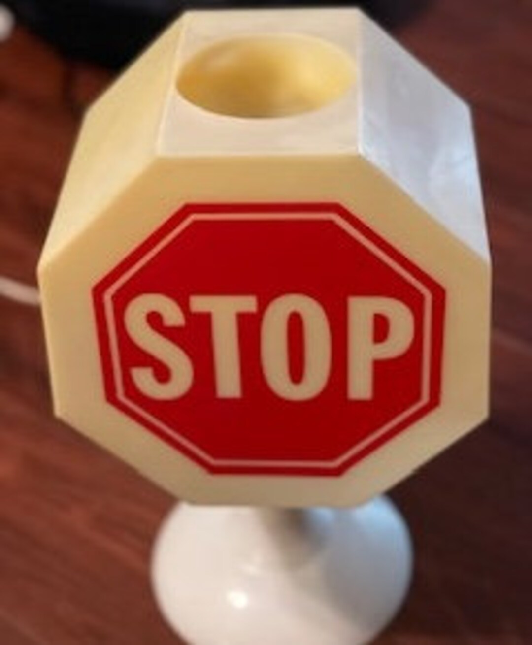 Vintage Traffic Theme 4 Side Lamp. 1990s Plastic Stop Sign Works! One ...