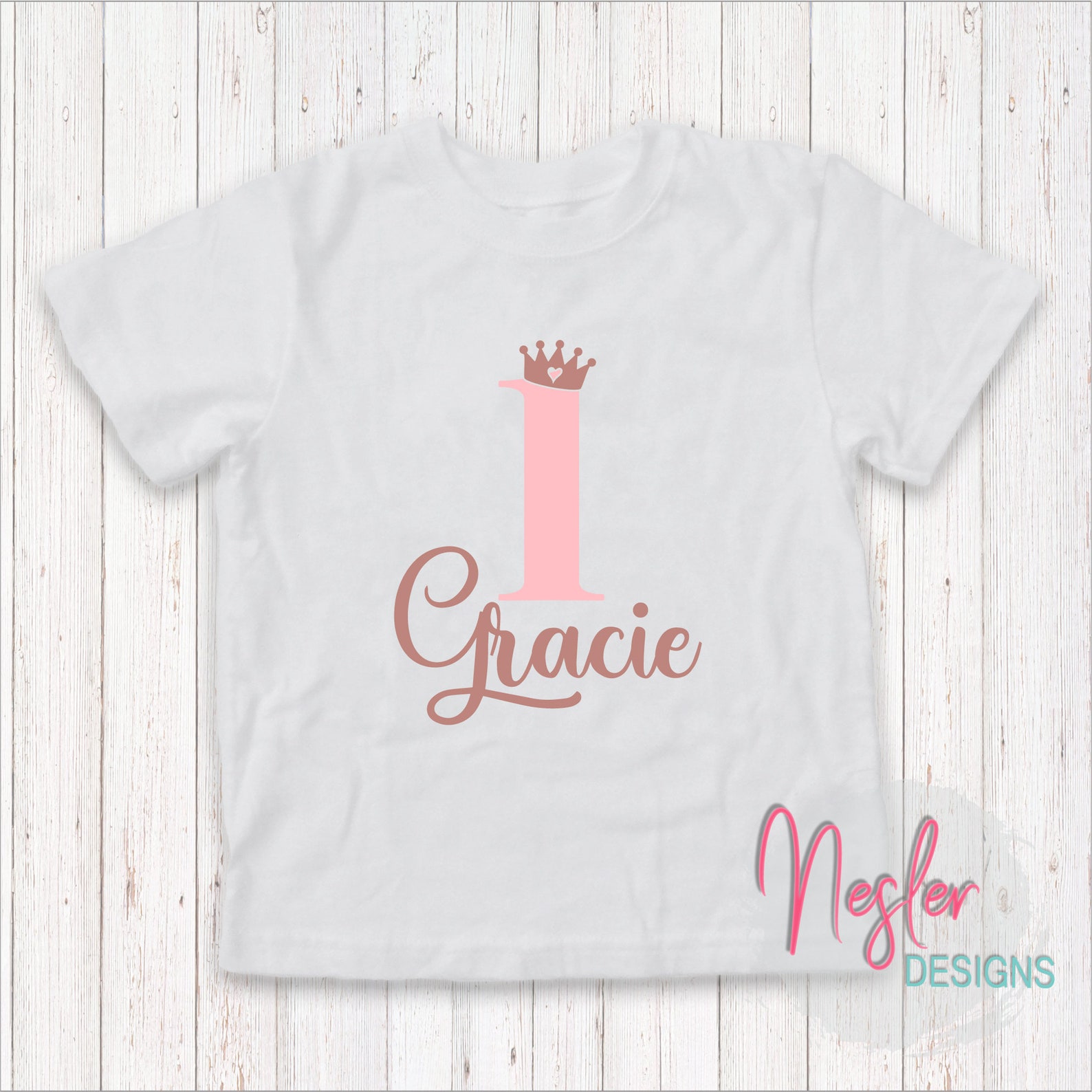 1st first Birthday Princess Personalized Shirt | Etsy