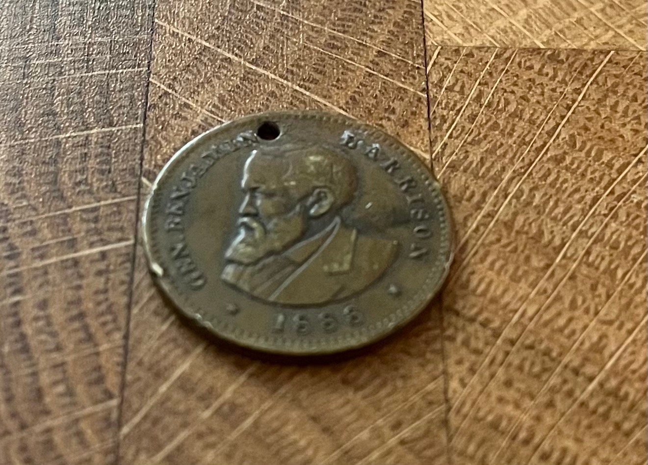 Benjamin Harrison Campaign Medal Token From 1888 - Etsy