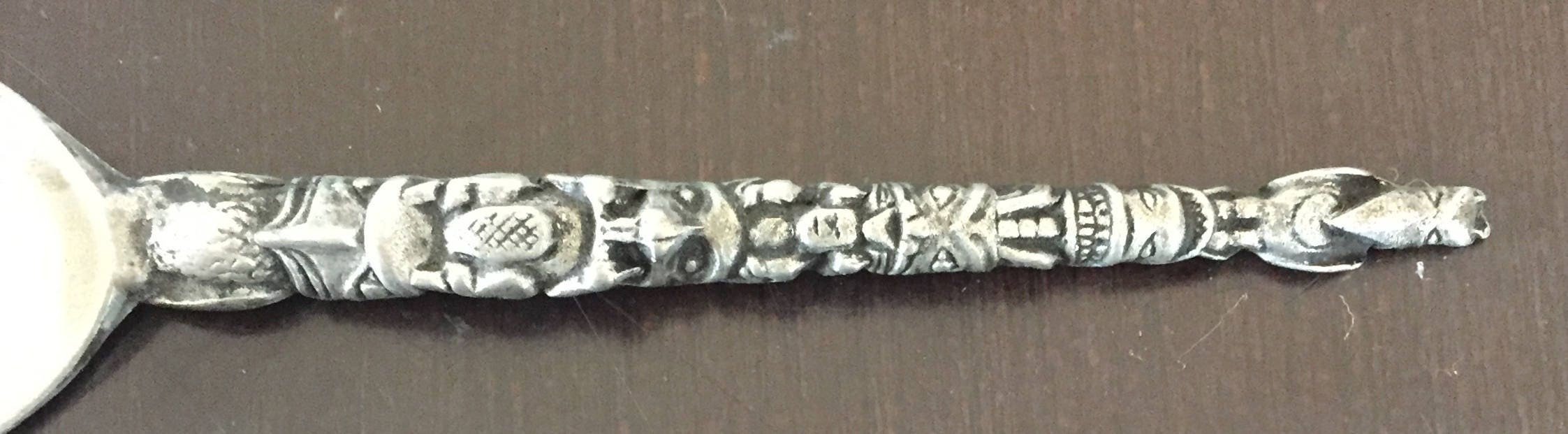 Vintage Souvenir Spoon, BOMA Manufacturing of Vancouver, Sculpted Totem ...