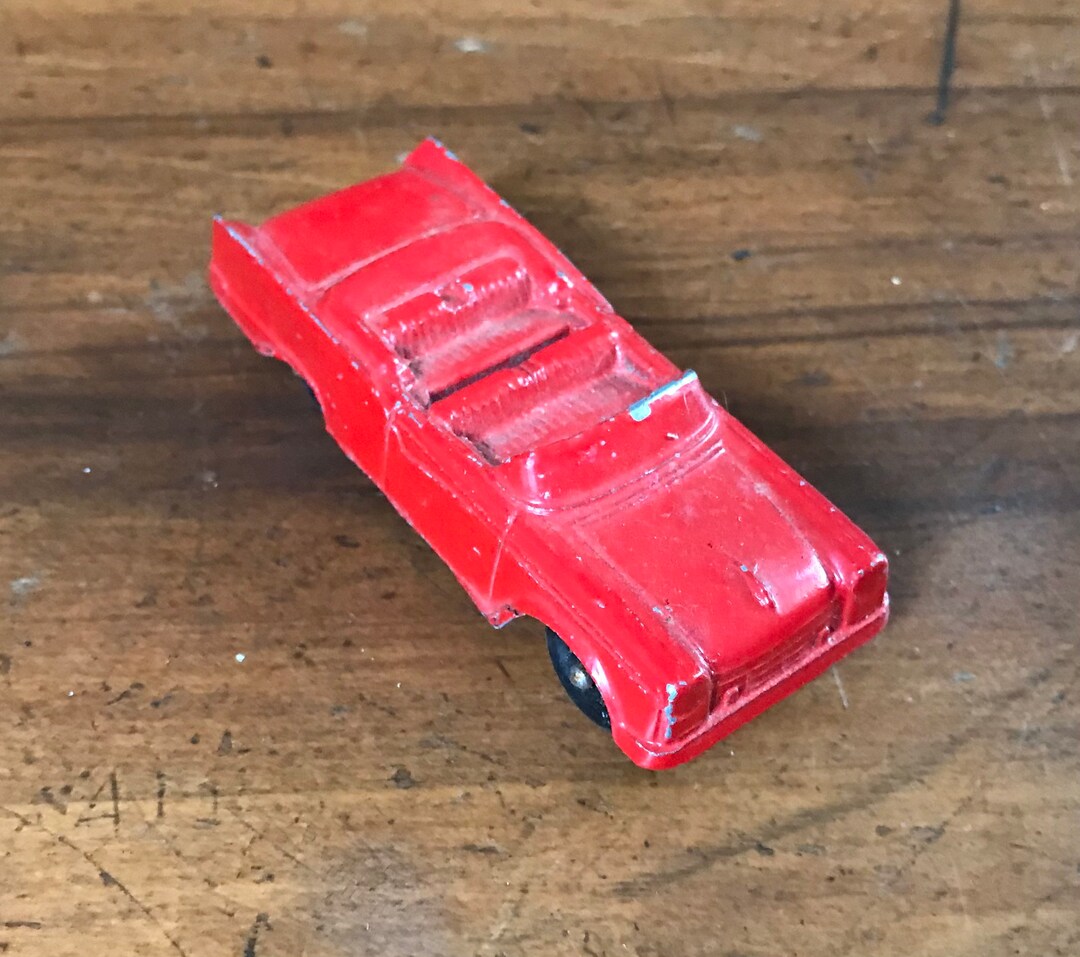 Vintage Tootsietoy Red Ford Convertible, 3" by 1 1/8" - Etsy