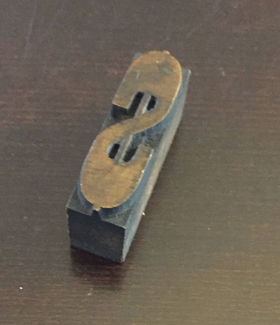Wooden Money Sign Stamp Probably Used by a Newspaper in | Etsy
