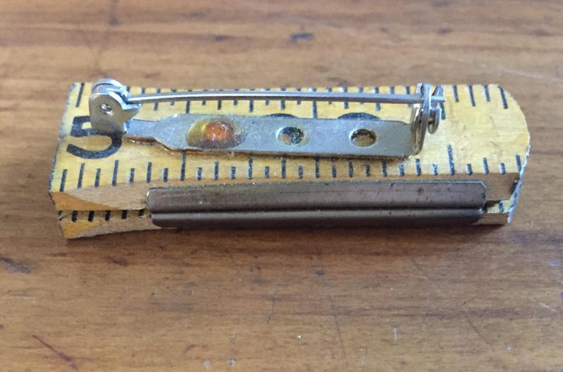Antique Carpenter's Ruler Pin - Etsy