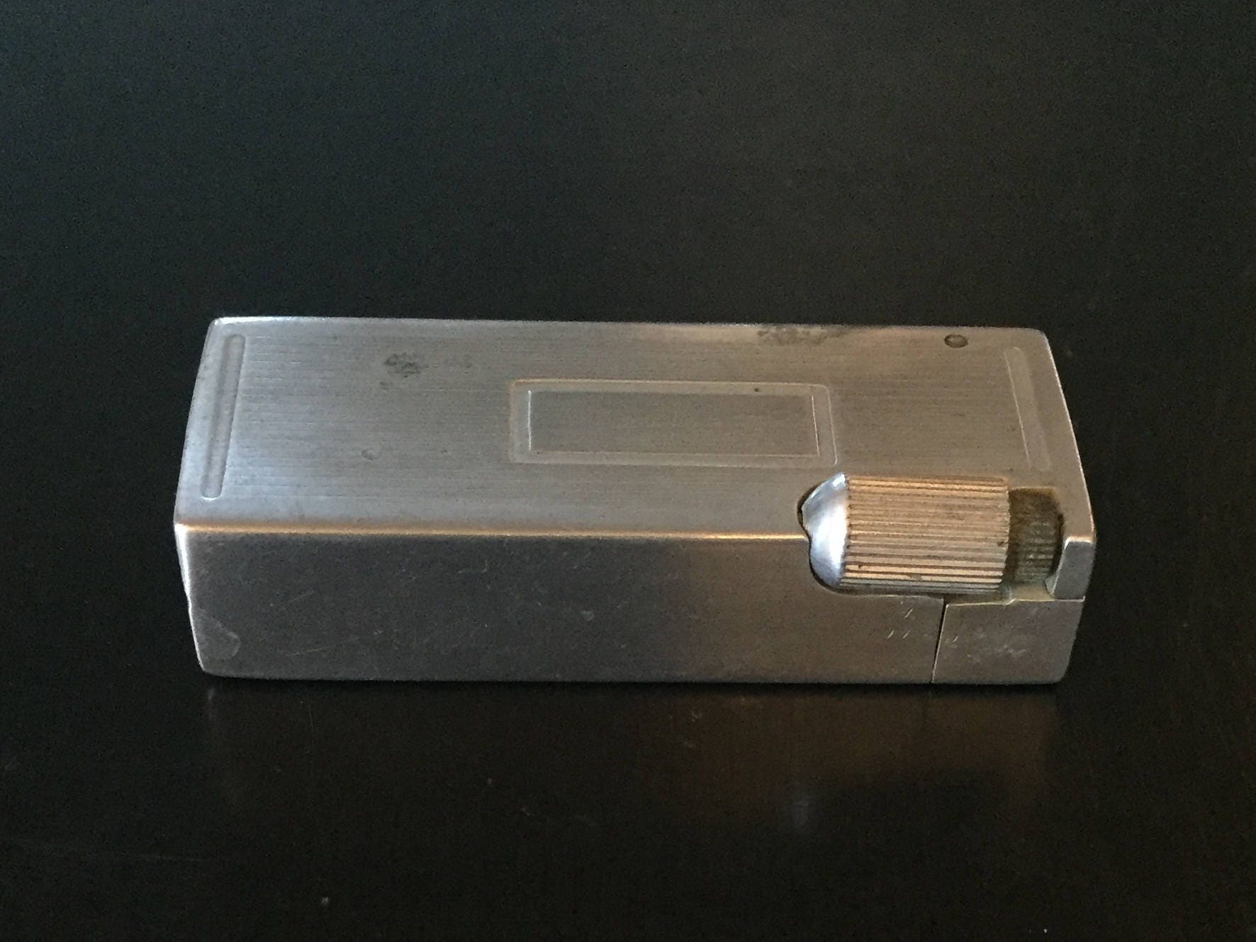 Vintage Aluminum Block Lighter - Etsy