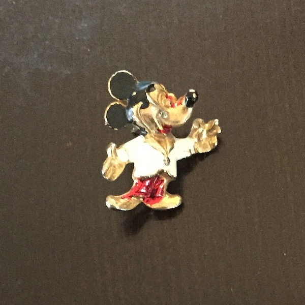 Mickey Mouse Pin Vintage - Etsy