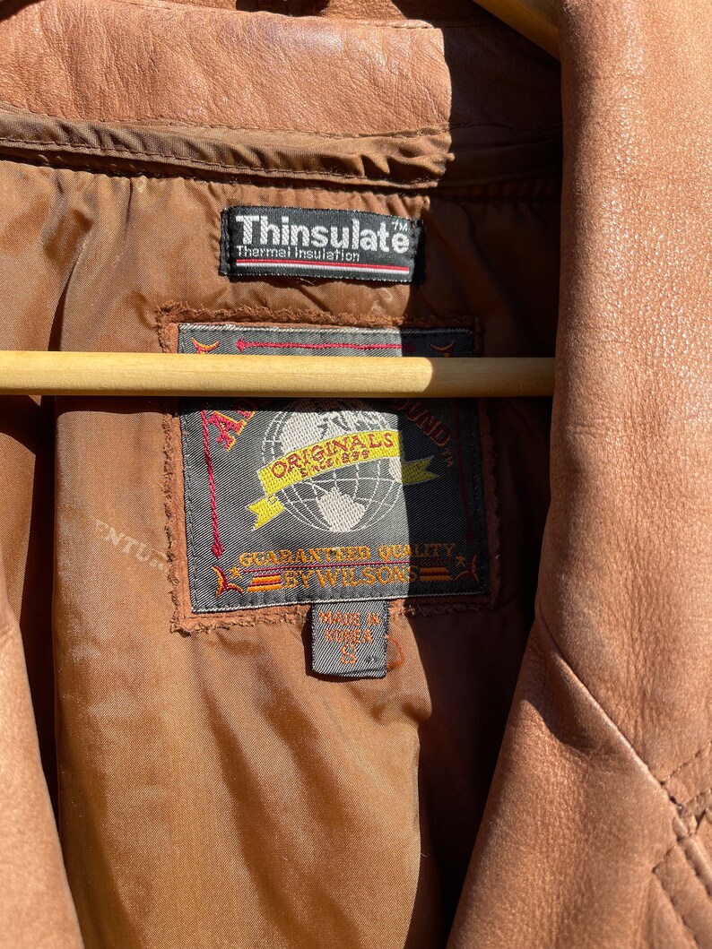 Wilson's Adventure Bound Leather Jacket - Etsy