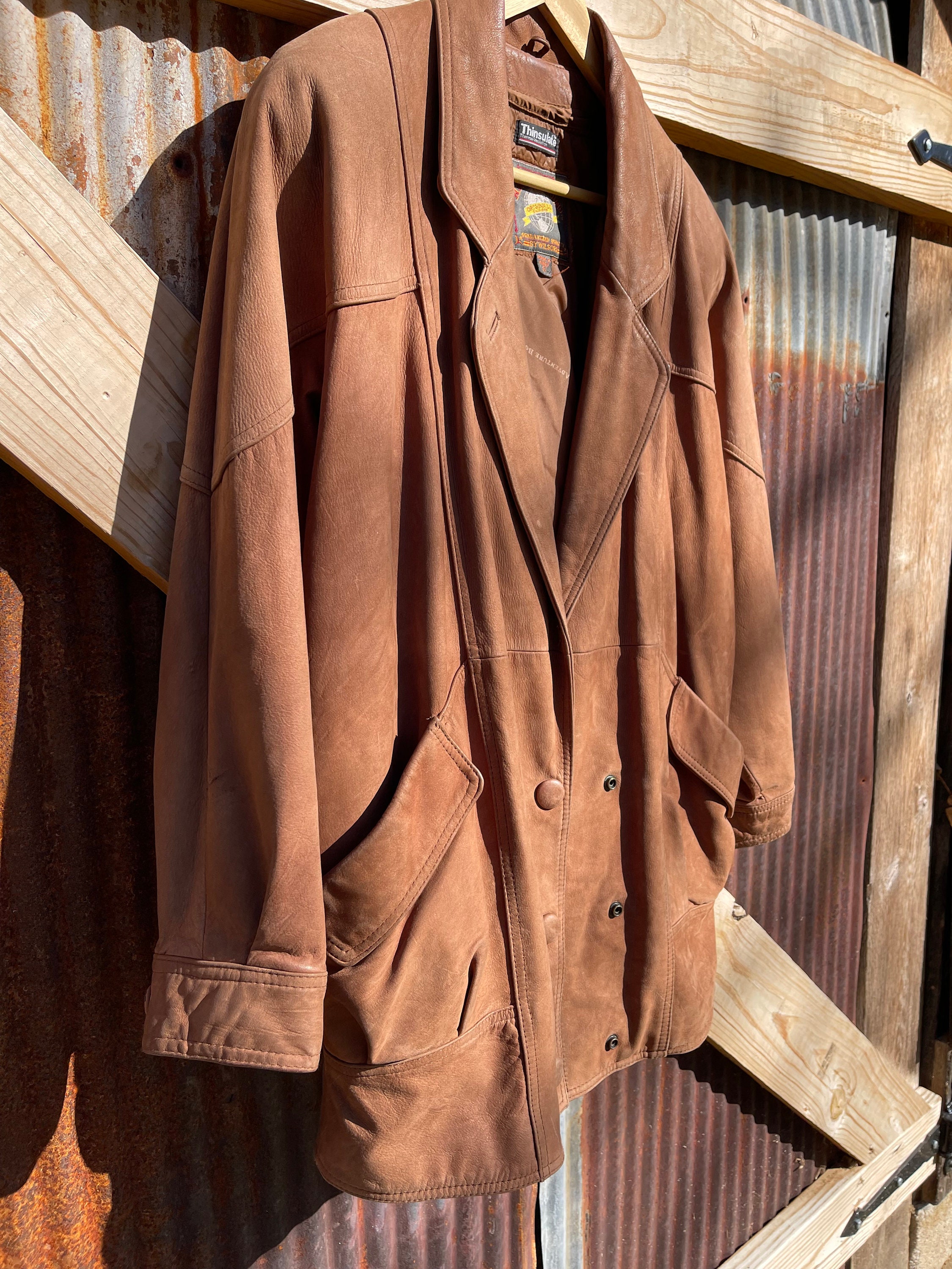 Wilson's Adventure Bound Leather Jacket - Etsy