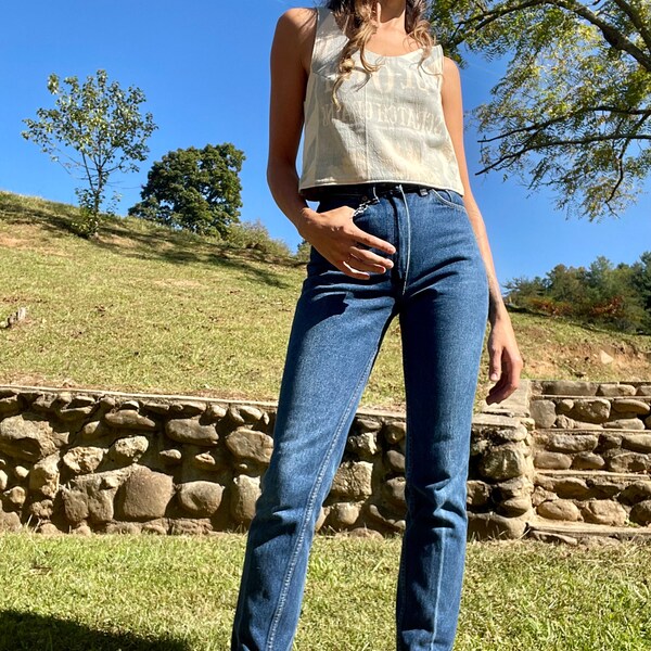 Dark Wash Jeans - Etsy