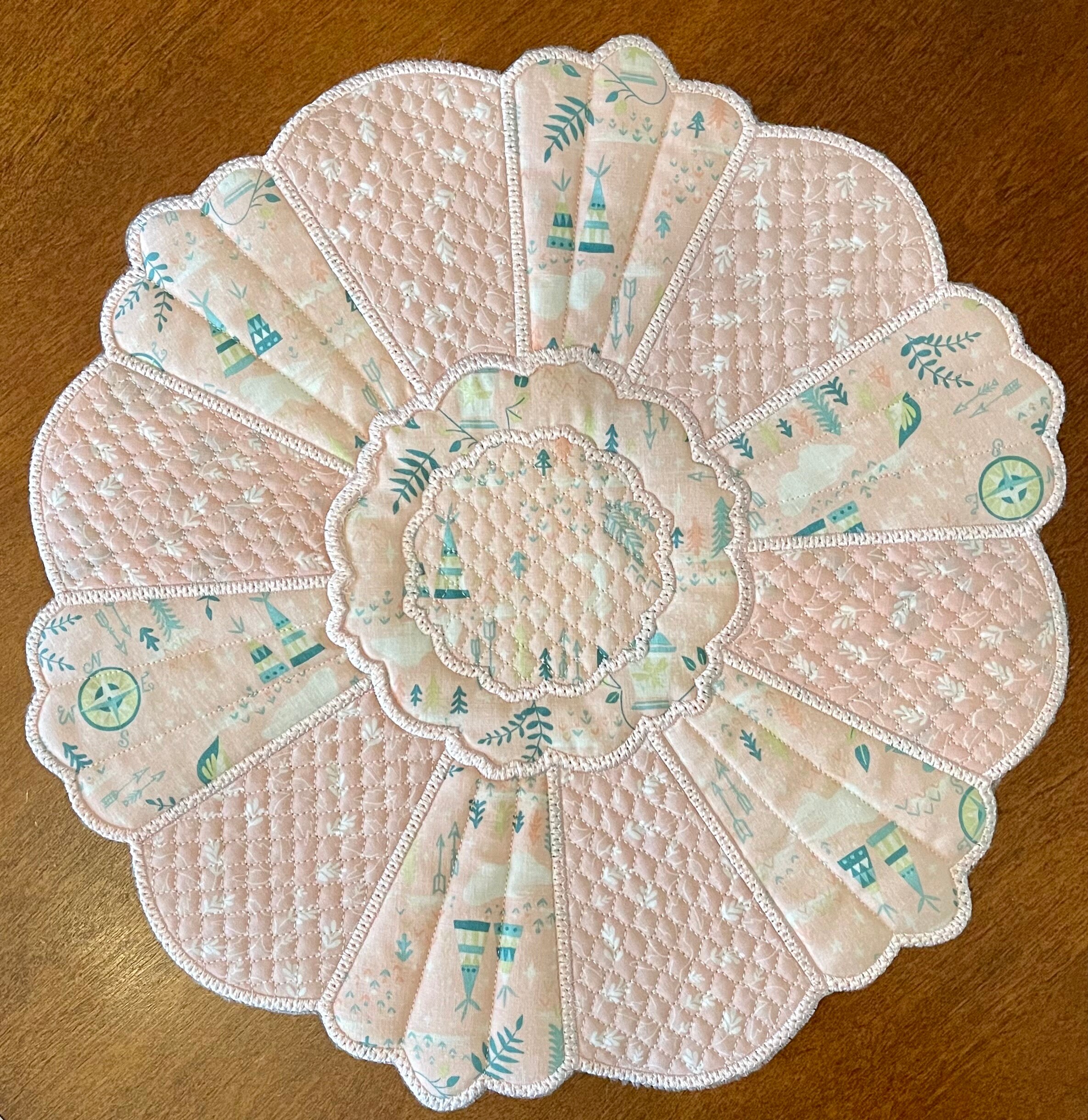 Quilted Table Topper - Etsy