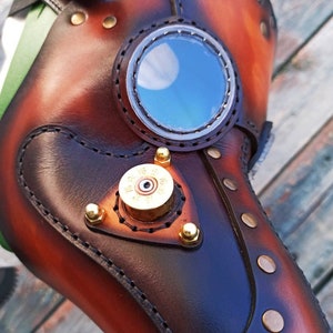 Full Face Leather Mask Biker Mask Dieselpunk Maskdoctor - Etsy