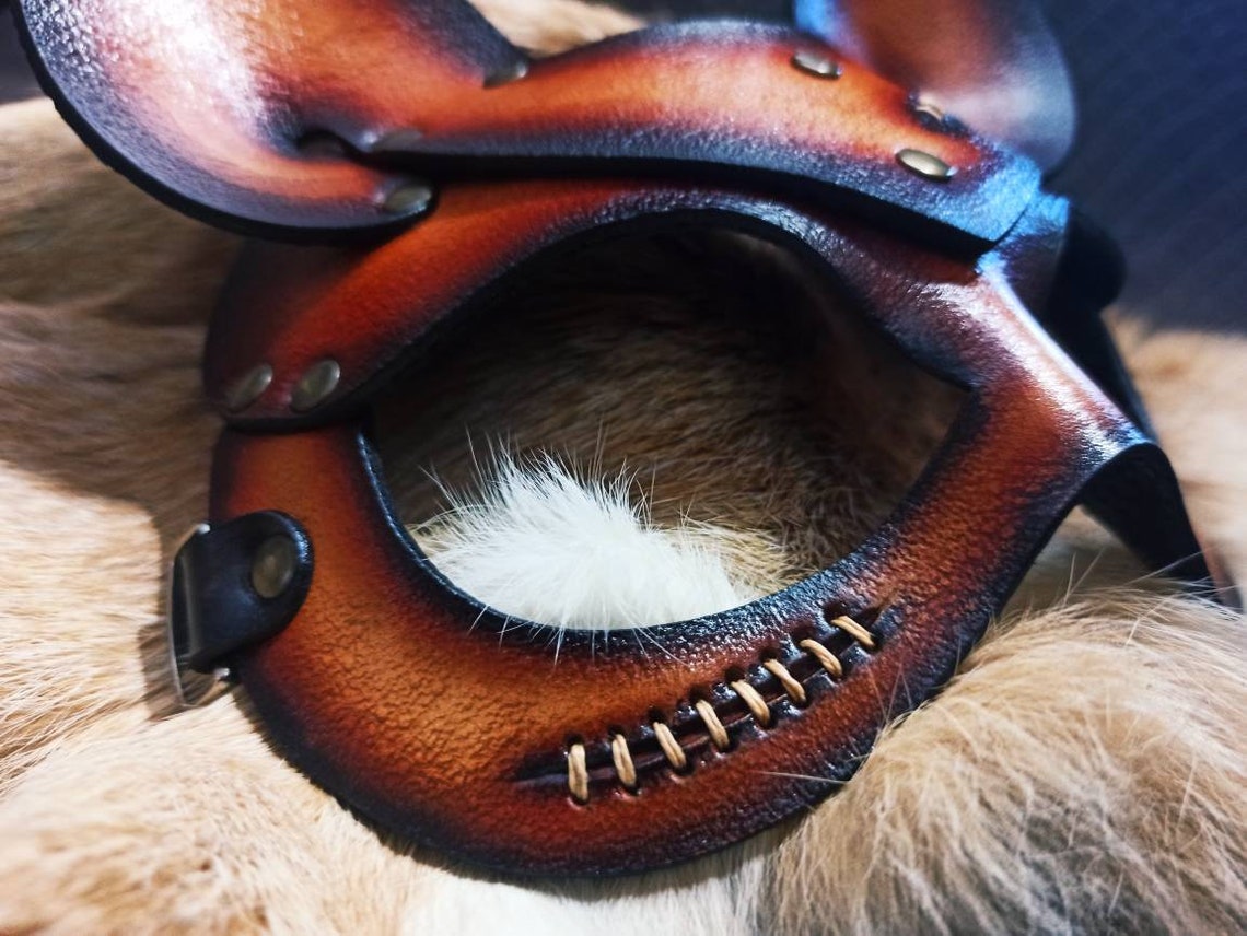 Cat Woman Mask Mask Cat mask Leather Mask foxy leather | Etsy