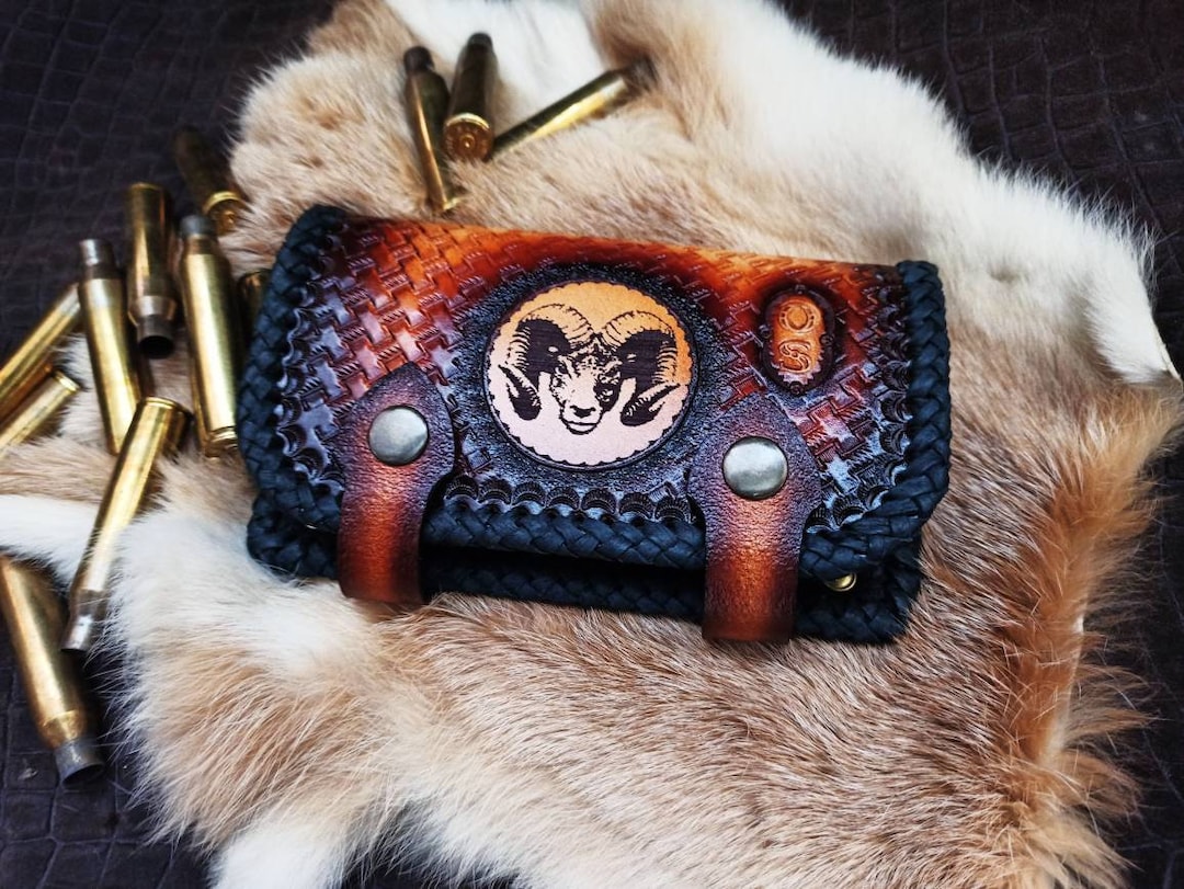 Leather Cartridge Holder Shell Holder Shotgun Cartridge Case Ammo ...