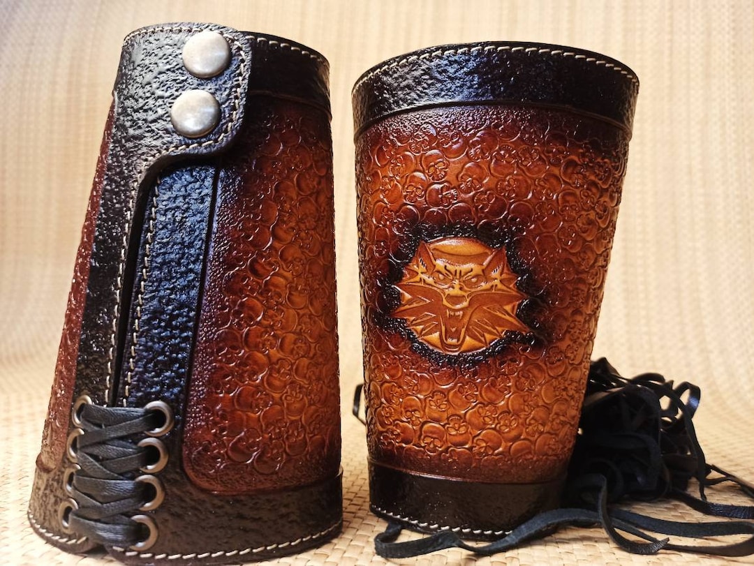 Archery Arm Bracers, Arm Leather Protectors, Arm Bracers, Medieval ...