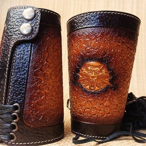 Archery Arm Bracers, Arm Leather Protectors, Arm Bracers, Medieval ...