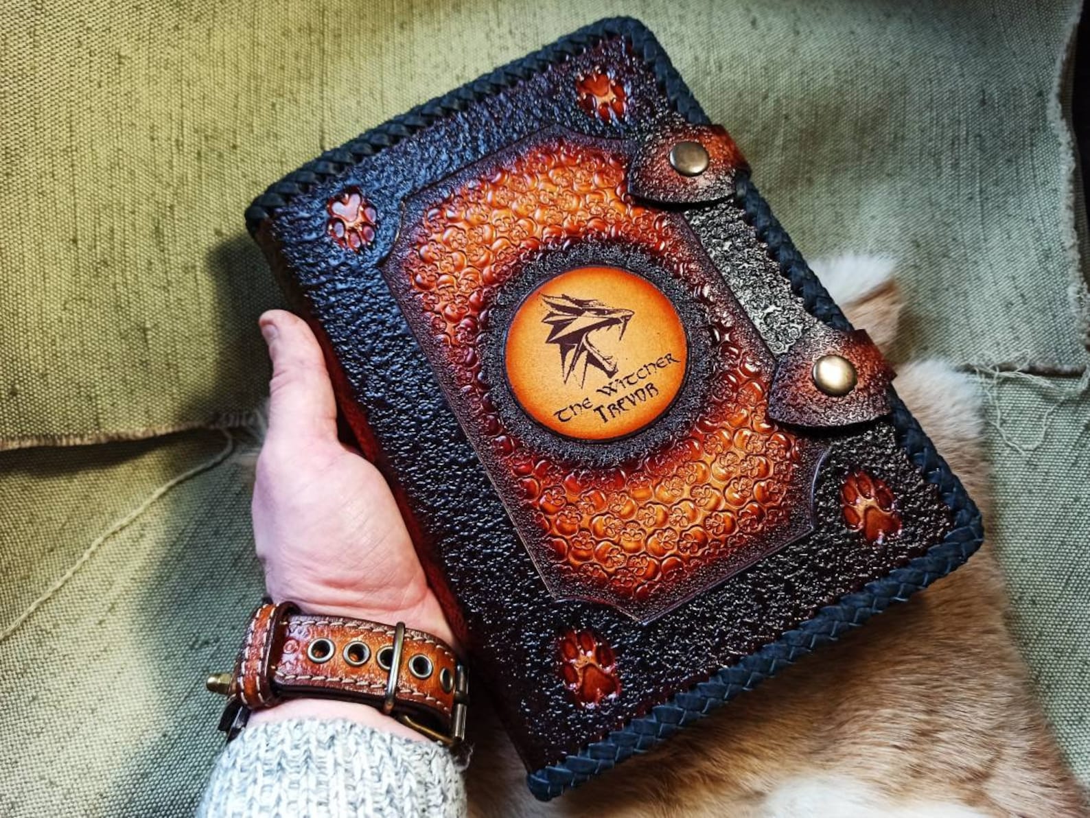 Leather Book Cover Journal Cover Notebook Leather Cover - Etsy