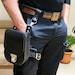 Leather Utility Belt Thigh Bag, Thigh Holster Leather, Hip Bag, Leather ...