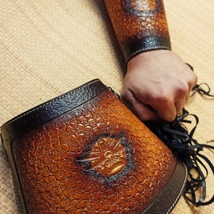 Archery Arm Bracers, Arm Leather Protectors, Arm Bracers, Medieval ...