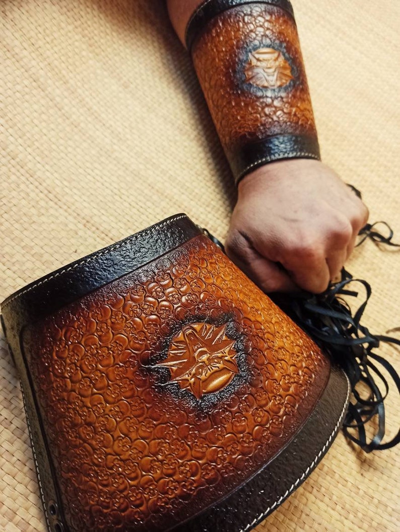 Archery Arm Bracers Arm Leather Protectors Arm Bracers - Etsy