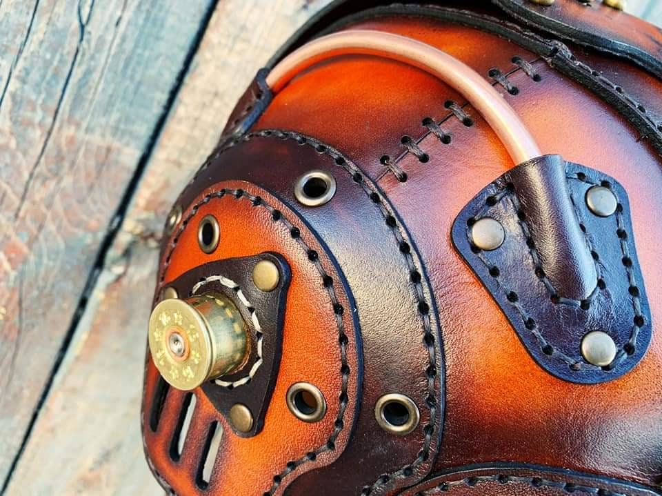 Full Face Leather Mask Biker Mask Dieselpunk Mask Wind | Etsy