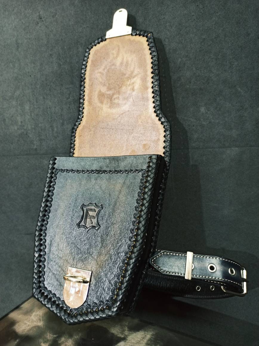 Leather Utility Belt Thigh Bag, Thigh Holster Leather, Hip Bag, Leather ...