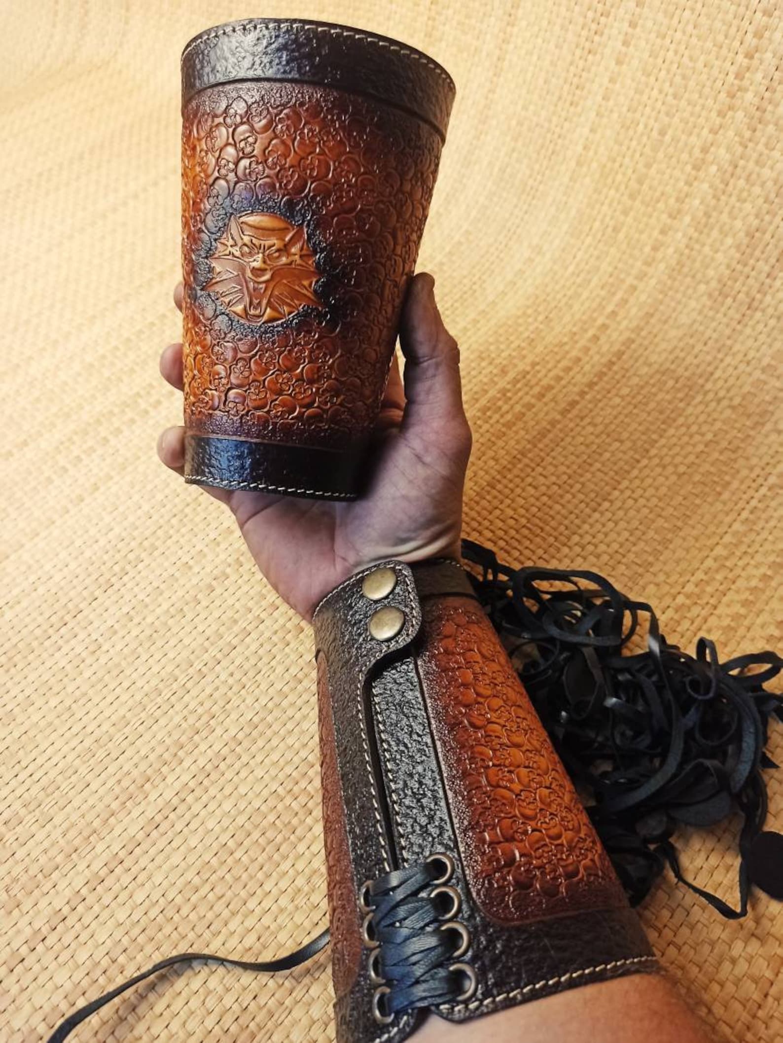 Archery Arm Bracers Arm Leather Protectors Arm Bracers - Etsy