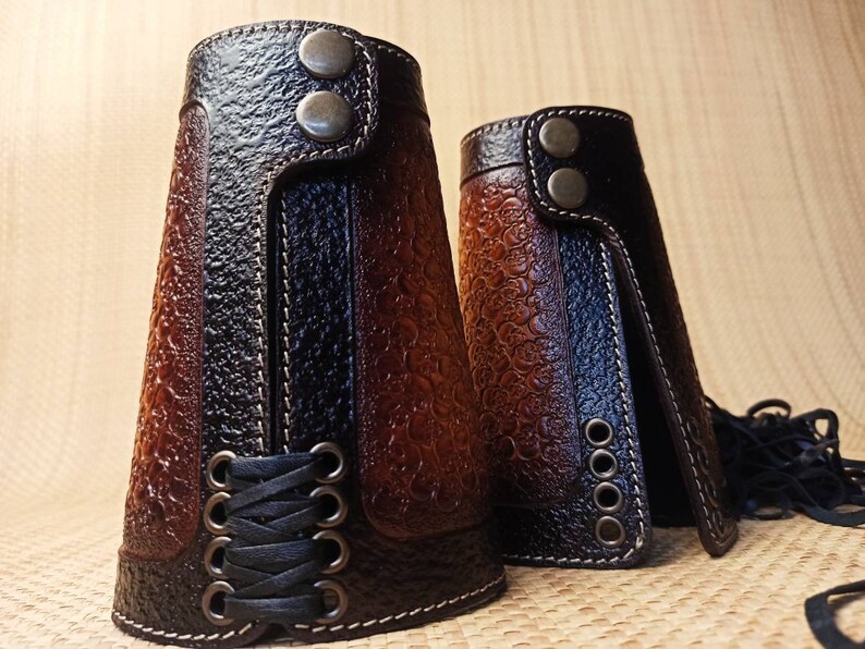 Archery Arm Bracers Arm Leather Protectors Arm Bracers - Etsy