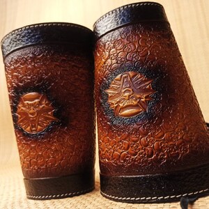 Archery Arm Bracers, Arm Leather Protectors, Arm Bracers, Medieval ...