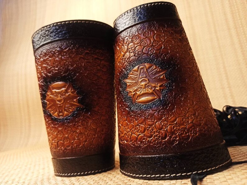 Archery Arm Bracers Arm Leather Protectors Arm Bracers - Etsy