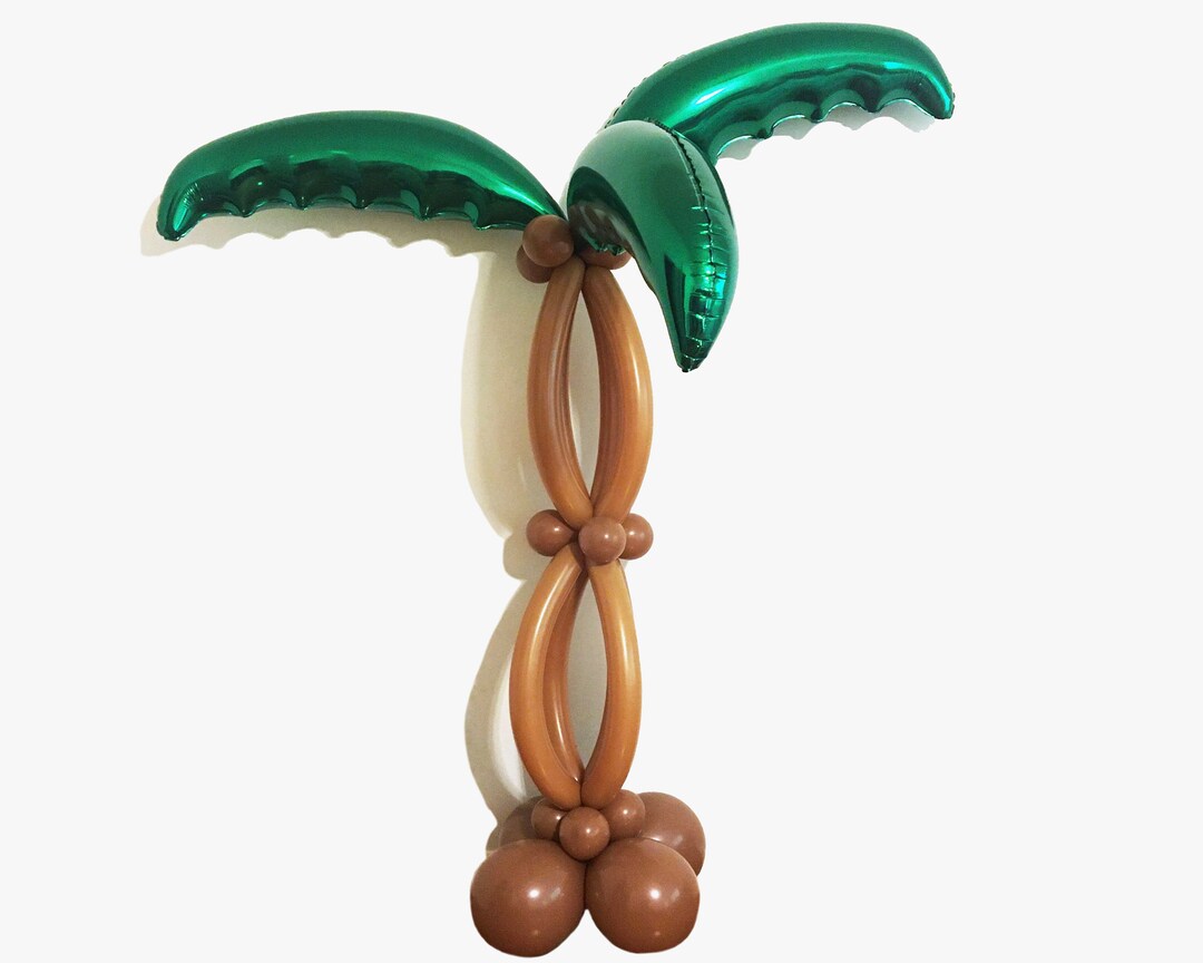 DIY Palm Tree Balloon Column Kit - Safari Theme Birthday - Luau ...