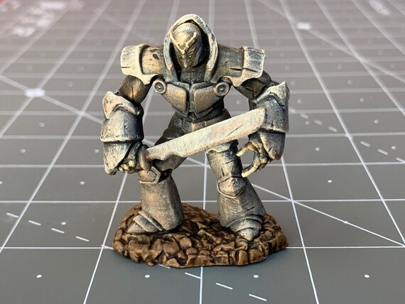 Miniatura de Iron Golem Mini pintado a mano para mazmorras - Etsy España