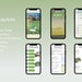 Golf Mobile Travel Itinerary Template, Digital Trip Itinerary, Travel ...