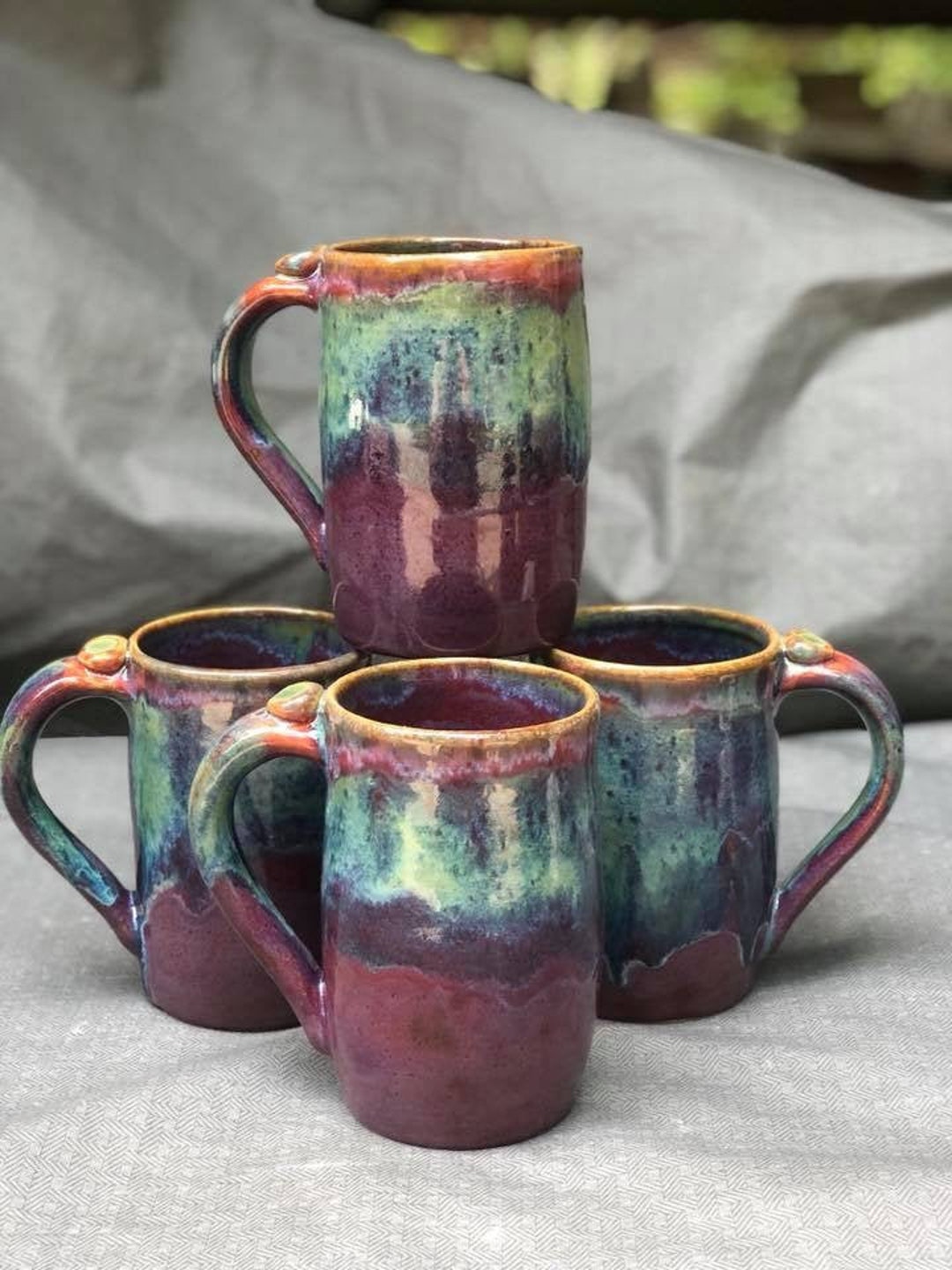 1-mug, Mugs Pottery, Large Ceramic Mug, Coffee Stoneware Mug, 9th ...