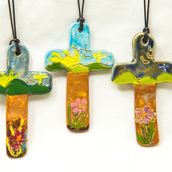 Decorative Crucifix Pottery - Etsy