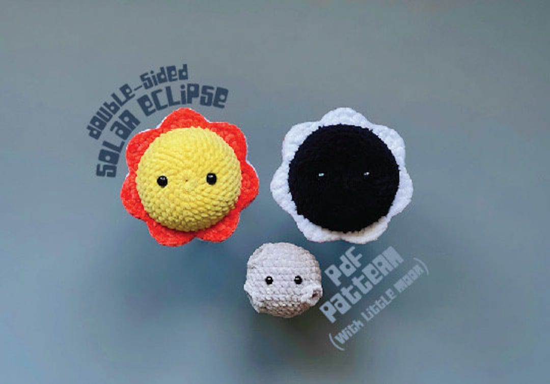 Crochet Solar Eclipse Pattern, Crochet Solar Eclipe, Solar Eclipse ...