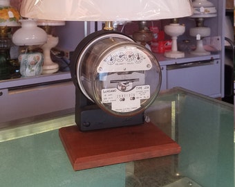 Electric meter lamp | Etsy