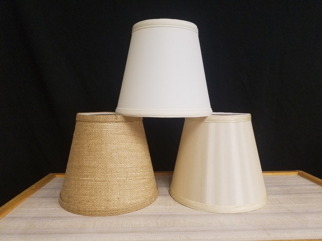 Custom Clip-on Bulb Lampshade. 5T X 8B X 7H Choice of Fabric - Etsy