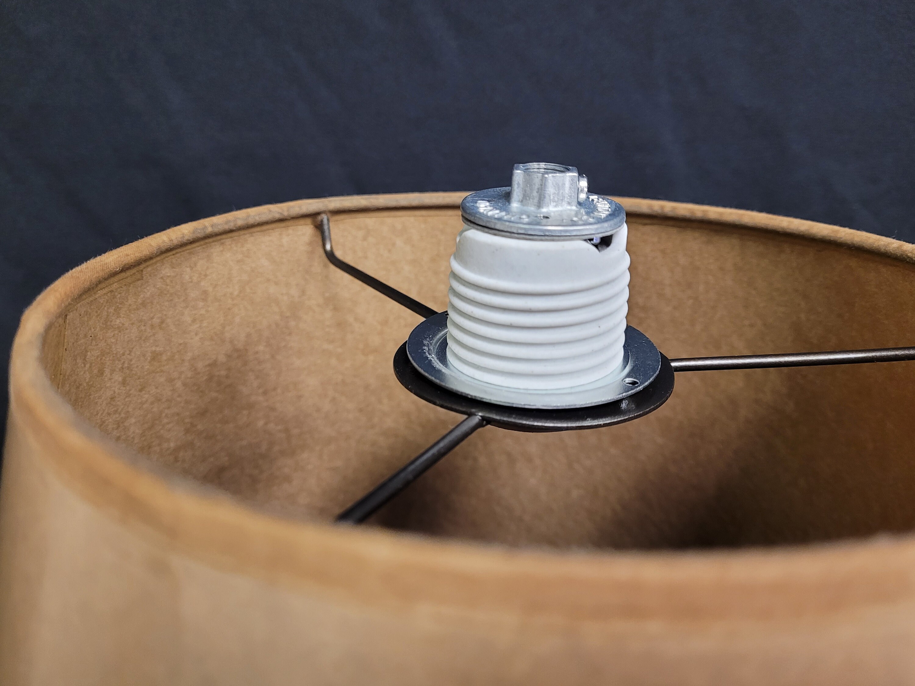 Oil Rubbed Paper Parchment Lampshade With Slip Uno Fitter - Etsy