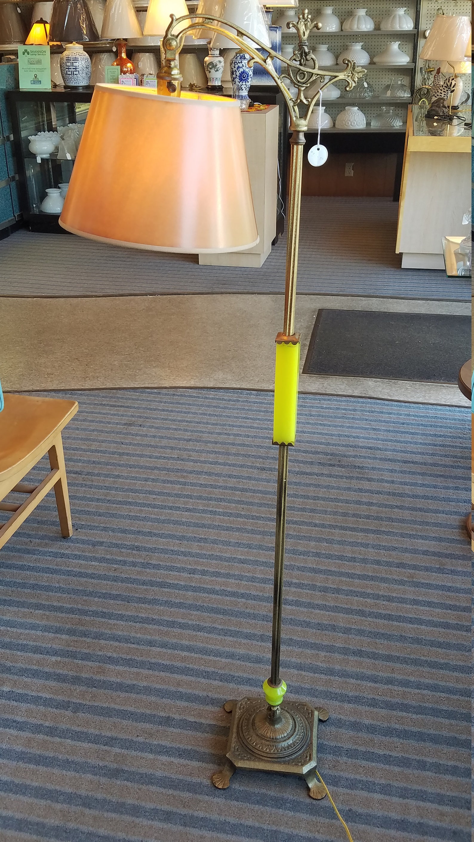 Linen Mushroom Pleated Uno Fitter Lampshade for Bridge Lamp - Etsy