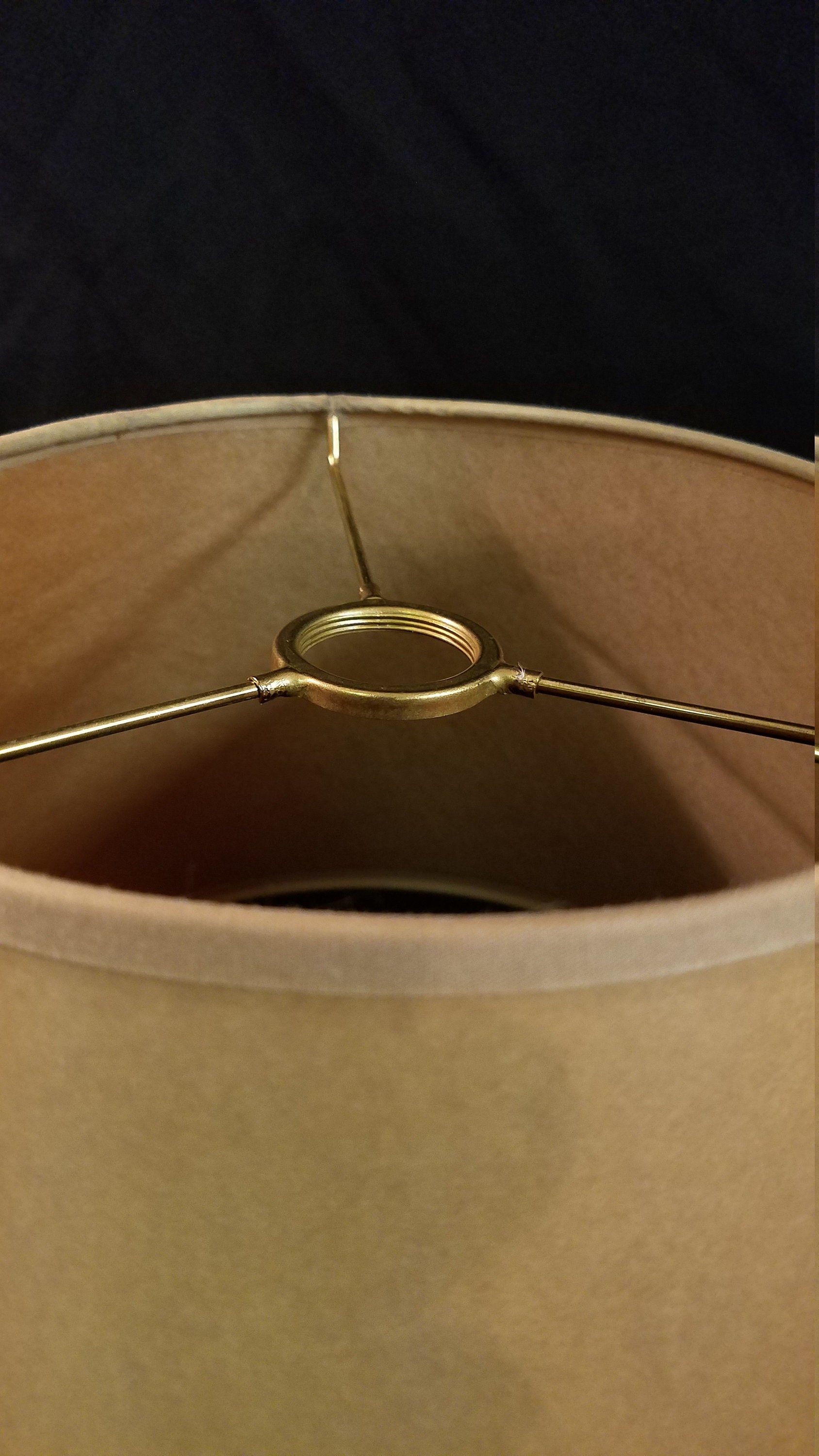 Oil Rubbed Paper Parchment Traditional Uno Lampshade - Etsy