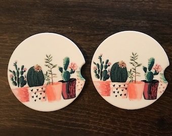 Cactus coasters | Etsy