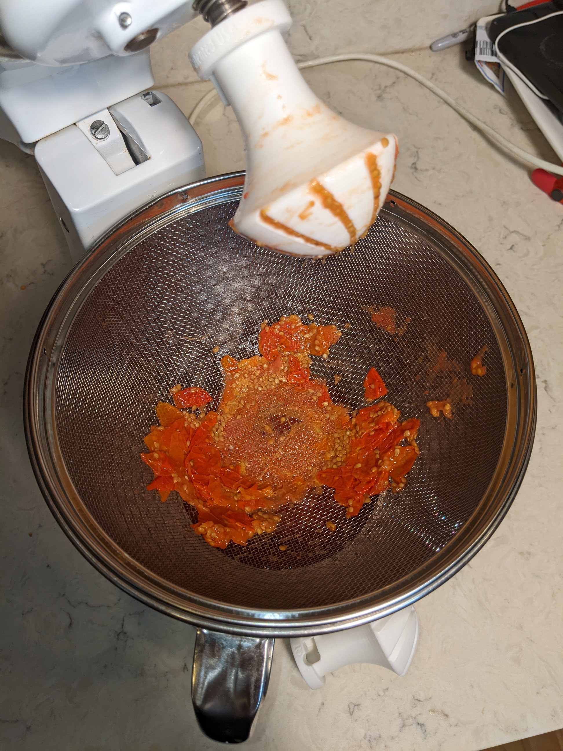 Kitchenaid Sieve Mill Attachment: Fruit & Vegetable Puree, Seed Remover ...