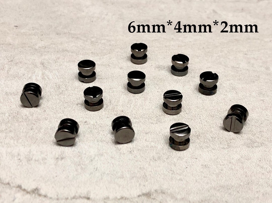 High Quality Gunmetal Color Screw Rivets Binding Chicago Rivets Sets of ...