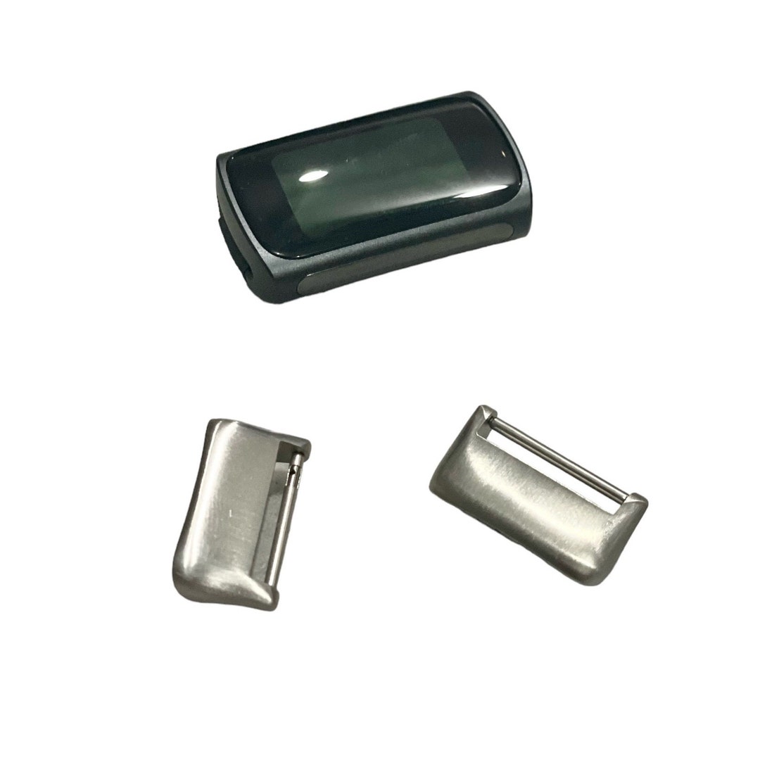 Set 2 Pcs Stainless Steel Connectors for Fitbit Charge 6 Replacement ...