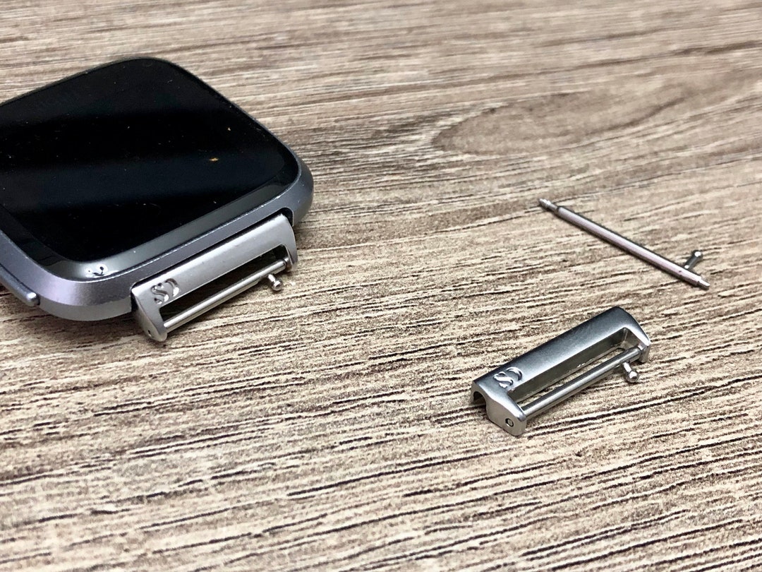 Silver Metal Fitbit Versa 2 Replacement Attachment Part Connector DIY ...