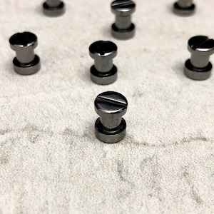 High Quality Gunmetal Color Screw Rivets Binding Chicago Rivets Sets of ...