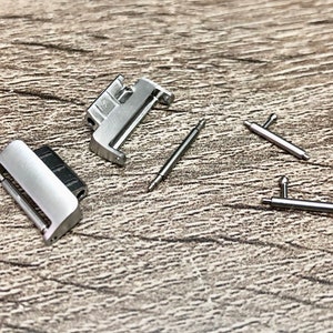 Set Stainless Steel Replacement Connectors for Fitbit Inspire 2 ...