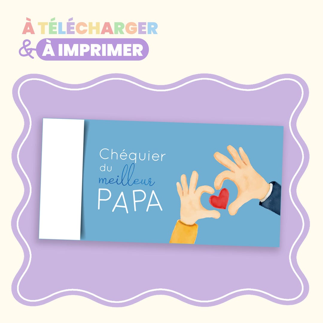 Best Dad Checkbook | Instant Download, Print Yourself - Etsy